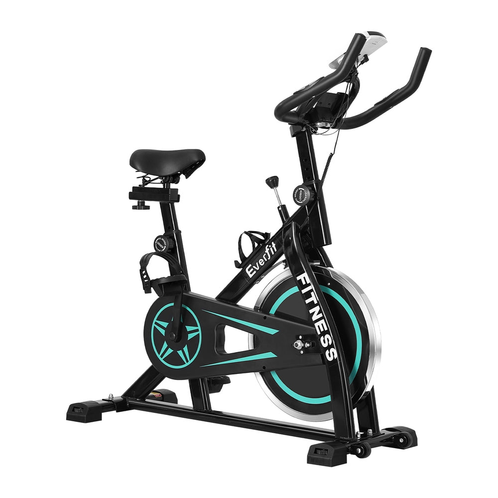 Everfit Spin Bike Exercise Bike 10kg Flywheel Fitness Home Gym 150kg c ...