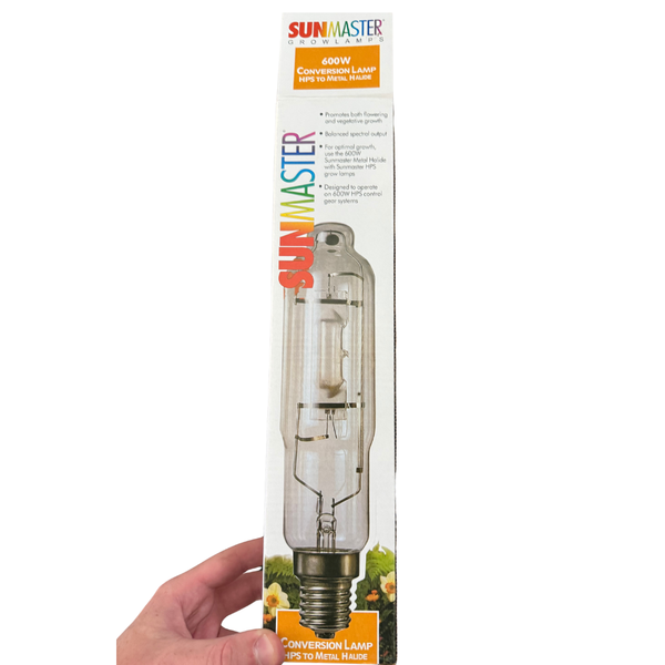 Sunmaster 600w RETRO HPS Grow Lamp - The Hippie House
