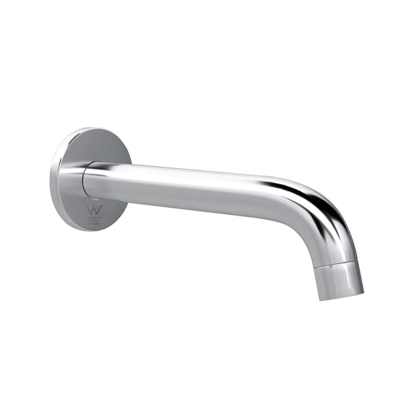 Bathroom Mixer Spout | Wall Bath Tap | Round | Shower | Bathtub | Chro ...