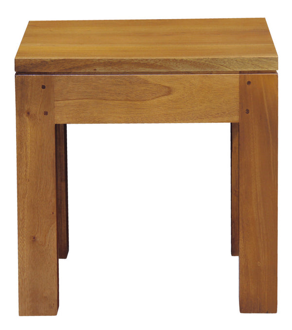 Amsterdam Solid Timber Lamp Table | Light Pecan - The Hippie House