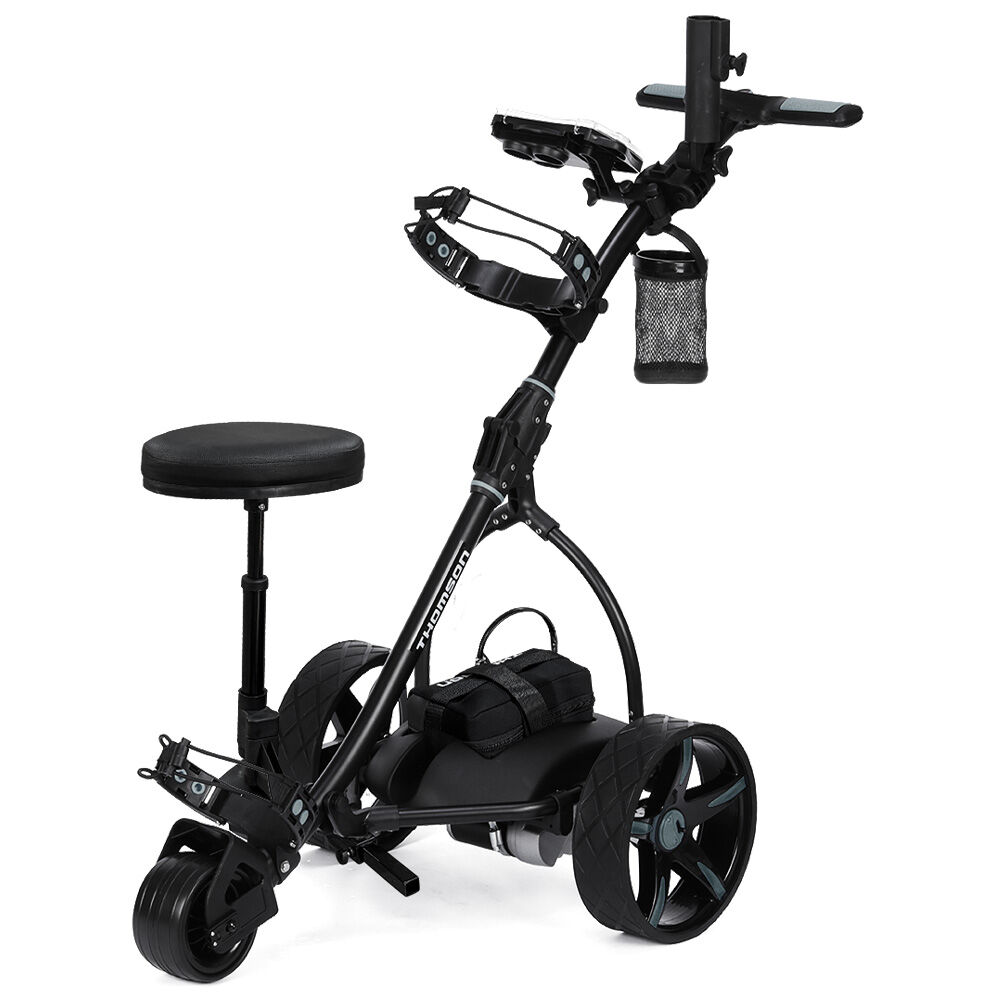 THOMSON E5000 Pro Lithium Golf Buggy | 36 Hole | 12kg | Easy Fold | El ...