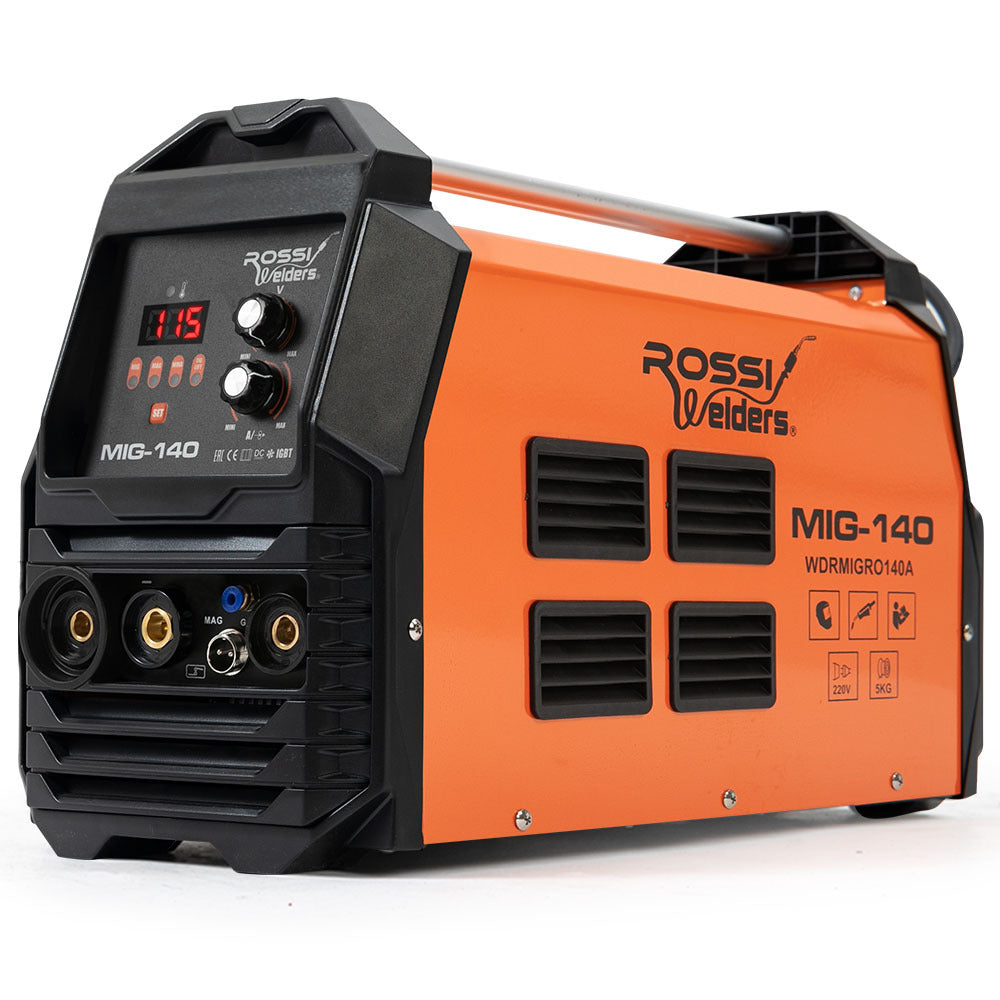 Rossi 140A Multi-Purpose Welder | MIG/MAG/MMA/ARC/TIG | Flux/Solid Wir ...