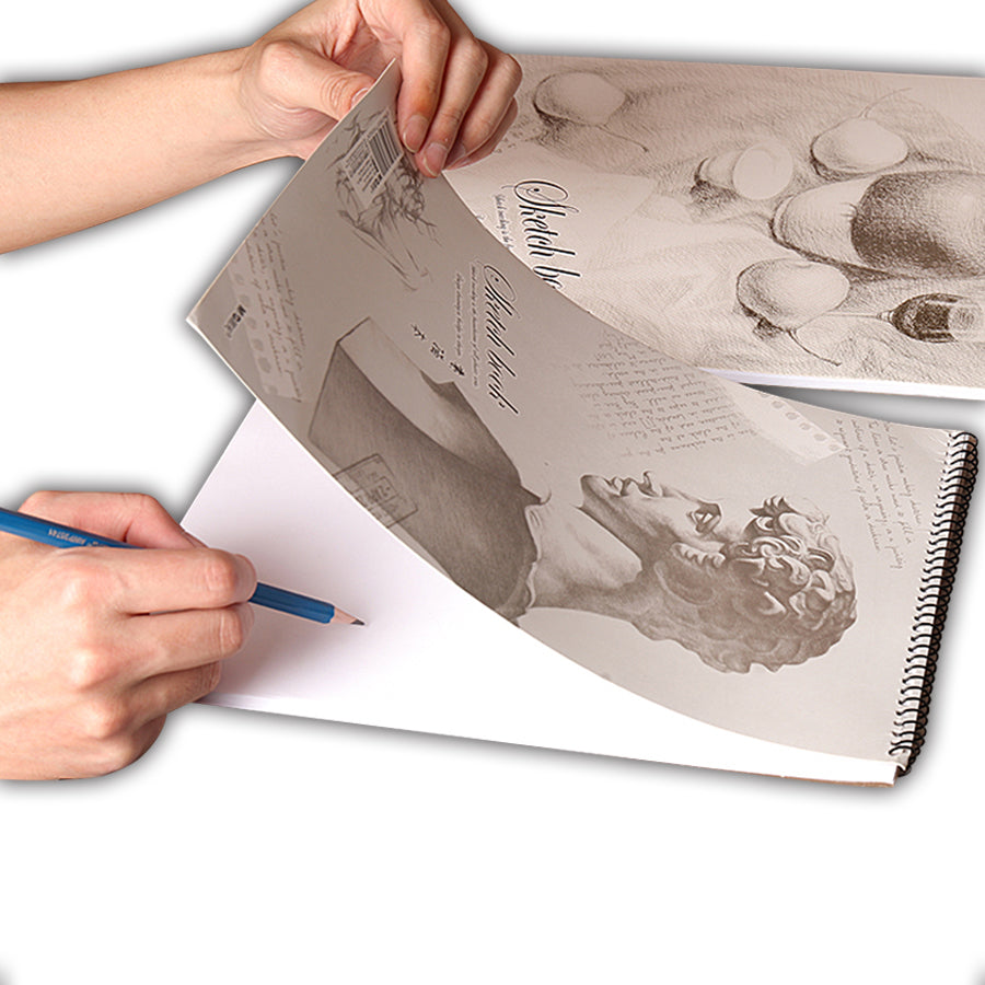 Sketch Pad 40 Sheets | Artist Drawing Painting Art Paper with Thick Ba ...