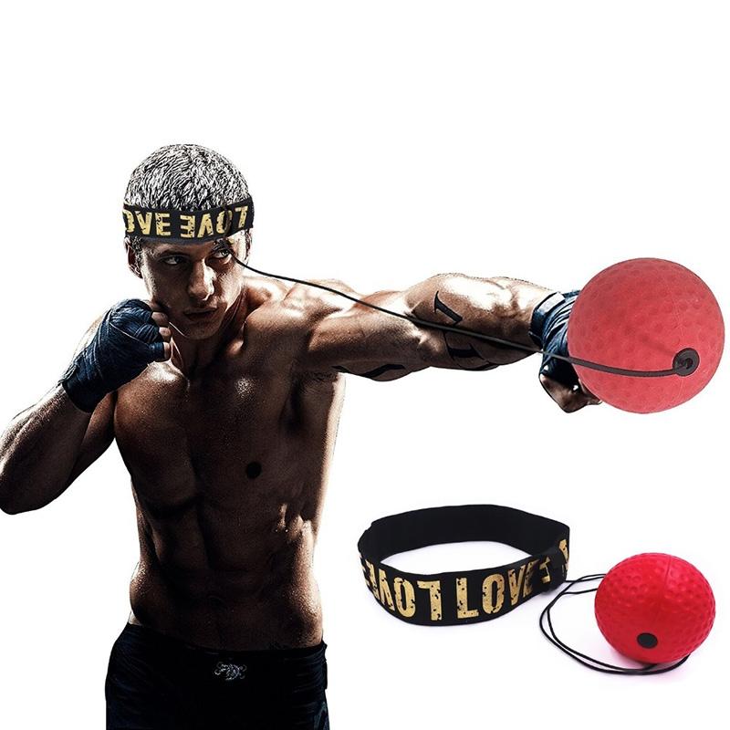 4-In-1 Head-Mounted Boxing Ball Set for Speed Training & Reaction - The ...