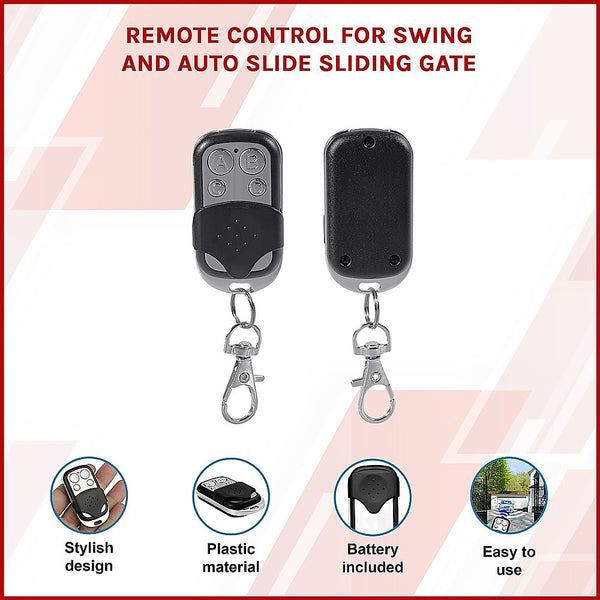 Remote Control for Swing and Auto Slide Sliding Gate - The Hippie House