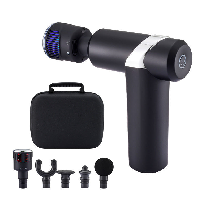 Cold & Heat Therapy Massage Gun | 5 Heads | 2000mAh Rechargeable Batte ...