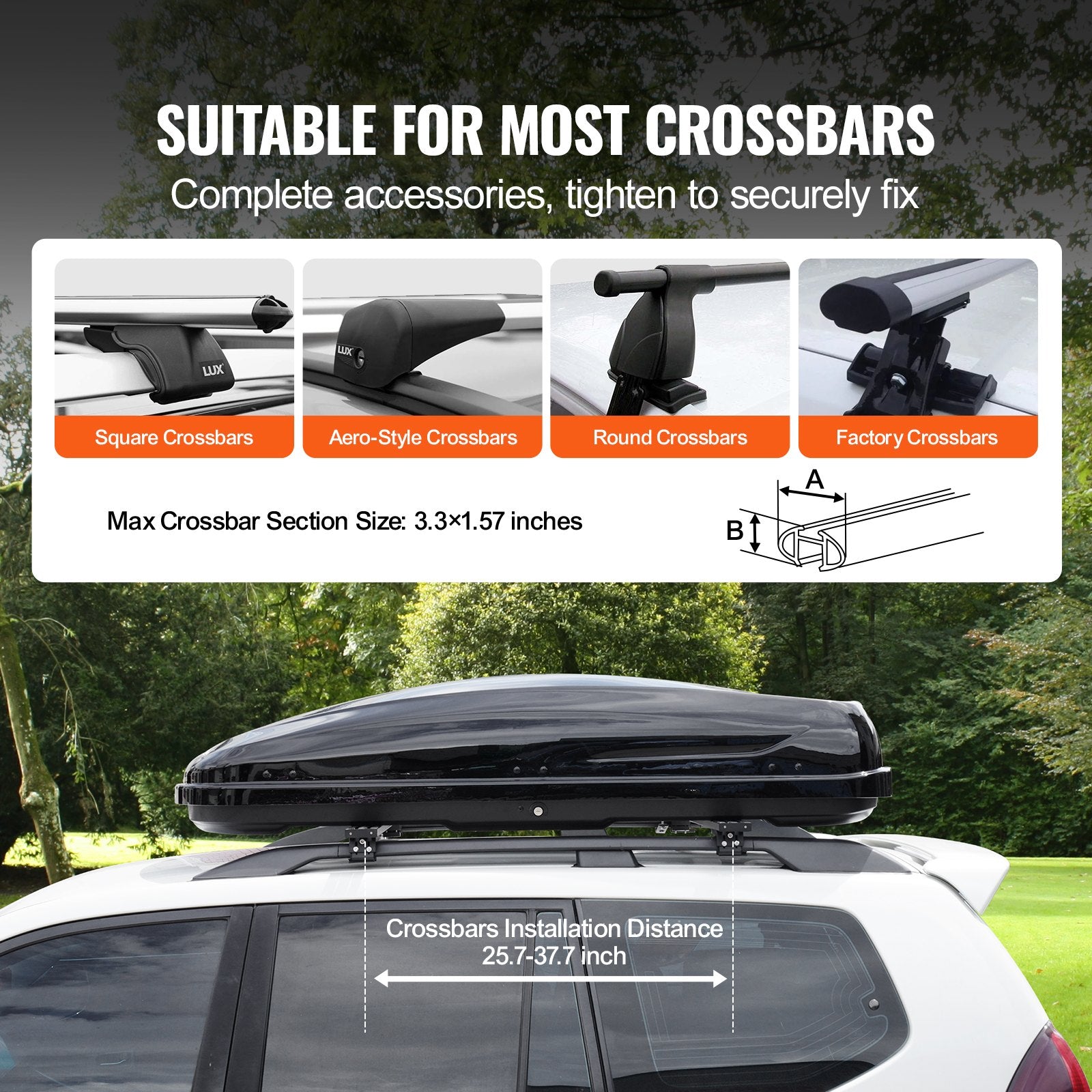 Rooftop Cargo Carrier | 220L ABS Luggage Box for SUVs & Cars - The ...