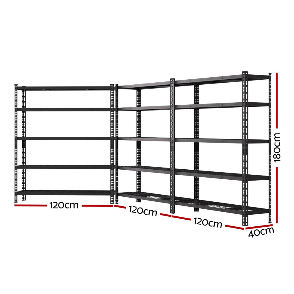 Giantz Garage Shelving | 3 x 1.8m | Warehouse Storage Rack - The Hippie ...