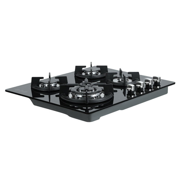 Devanti Gas Cooktop 60cm 4 Burner Ceramic Glass Cook Top Stove Hob Coo ...