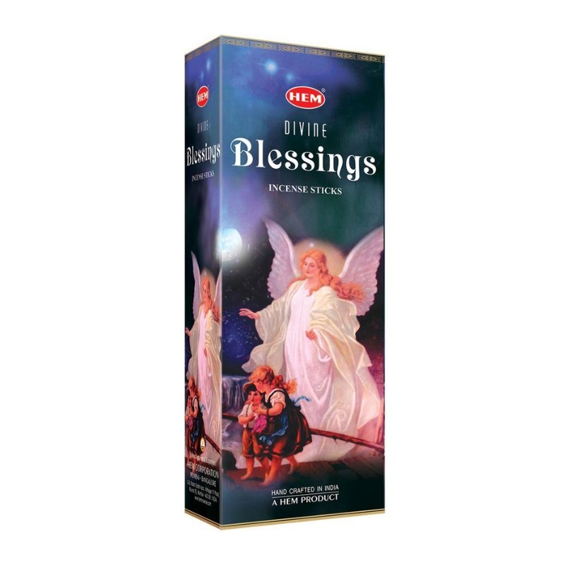 Buy HEM Divine Blessings Incense Sticks Online - The Hippie House