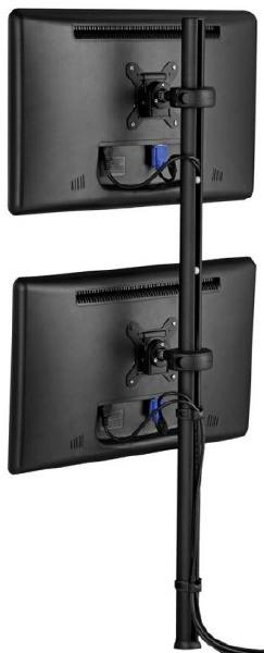 Atdec Spacedec Display Donut Pole 1150mm Black - Double monitor or POS ...