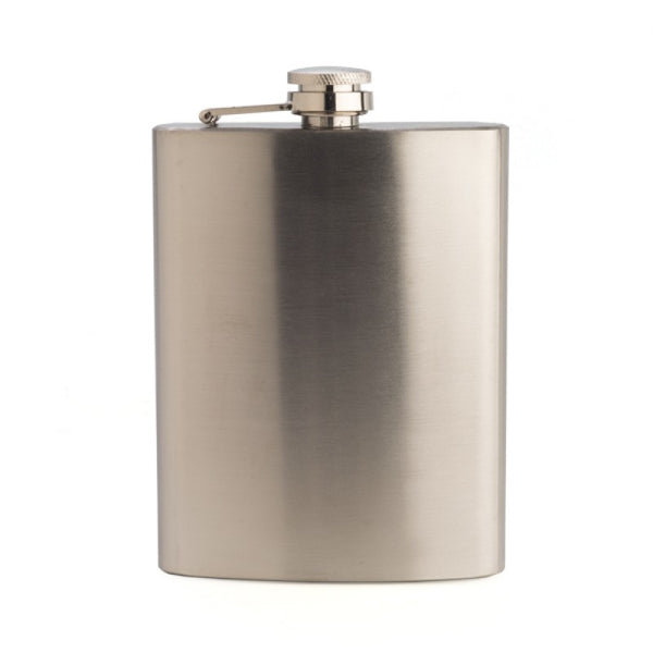 Plain Metal Flask | Sleek Beverage Flask - The Hippie House