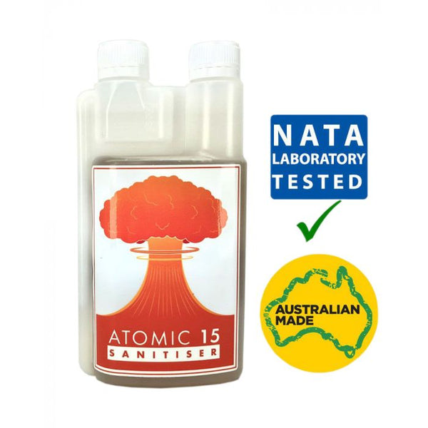 Atomic 15 - Foaming Sanitiser - No Rinse - The Hippie House