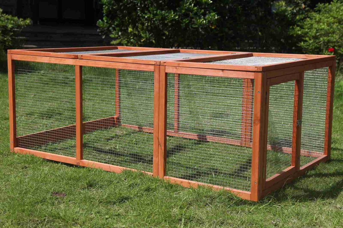 Large Chicken Coop Run Extension | Ideal for Guinea Pigs and Rabbits - The Hippie House